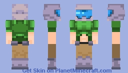 Doomguy Minecraft Skin