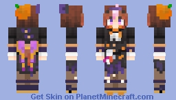 Meisho Doto (Dot-O-Lantern) // Umamusume Minecraft Skin