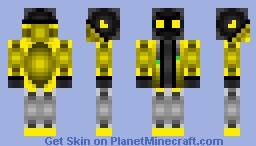 Yellow Diamo Minecraft Skin