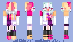 Clown Girl Minecraft Skin