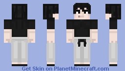 toji fushiguro Minecraft Skin