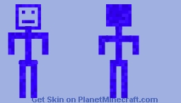 Stickman V2 Minecraft Skin
