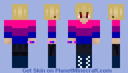 Bisexual Pride Boy Minecraft Skin