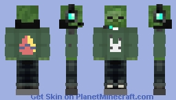 Minecraft Anime Boy With NetherGames Logo Minecraft Skin