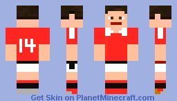 Chicarito - Manchester Utd Minecraft Skin