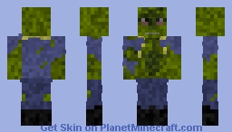 Fallout 3: Fawkes-Super mutant Minecraft Skin
