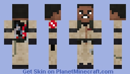 Ghostbusters - Winston Zeddemore Minecraft Skin