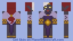 Dark Elf Lady Minecraft Skin
