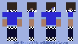 my blue teen. no copy! Minecraft Skin