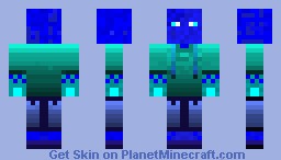 Blue Man Minecraft Skin