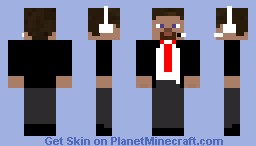 Commentator Steve Minecraft Skin