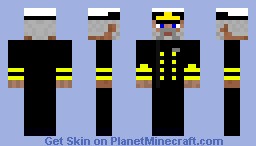 Old Captain Minecraft Skin