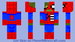 Marvel Zombies Spiderman Minecraft Skin