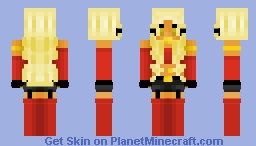 Blaze girl (relabel Minecraft Skin