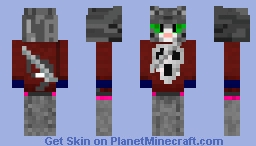 szellem cica Minecraft Skin
