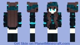 Skulk Girl Minecraft Skin