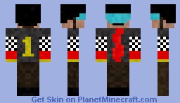 Racecar Driver Minecraft Skin