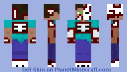 Extremely wounded steve Minecraft Skin