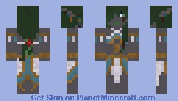 Drow female - Druid Minecraft Skin