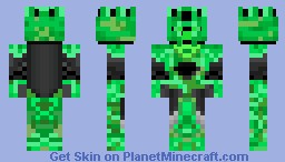Creeper knight Minecraft Skin