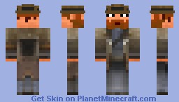 Bearded Gentleman Minecraft Skin