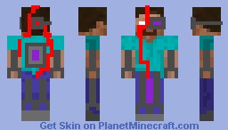 Cyborg enderbrine Minecraft Skin