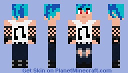 Vinyl Scratch (w/o Goggles) Minecraft Skin