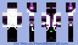 purple enderman Minecraft Skin