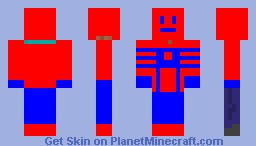 Derpy Spiderman Minecraft Skin