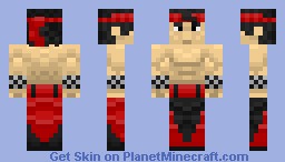 Bruce lee Minecraft Skin