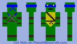 Ninja Turtle (Blue) Minecraft Skin