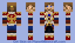 My version of king Arthur Minecraft Skin