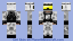 Snow soldier Minecraft Skin