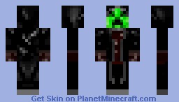 evil creeper in hiding Minecraft Skin