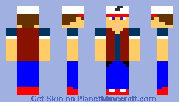 pokemon ash Minecraft Skin