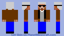 Stan Lee Minecraft Skin