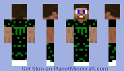 Crazy Steve Minecraft Skin