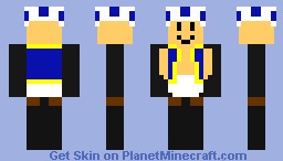 Blue Toad Minecraft Skin