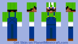 Luigi Minecraft Skin