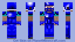Rugby Player[Blue] Minecraft Skin