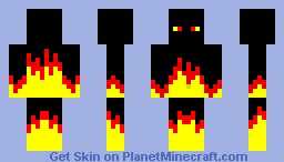 Flame Minecraft Skin