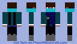 Cold Herobrine Minecraft Skin