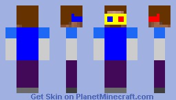 3D Glasses Minecraft Skin