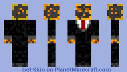 Lava Slime in a LavaSuit Minecraft Skin