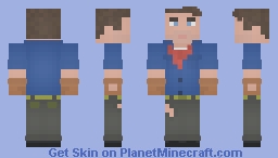 Dr. Alan Grant (JPIII Hasbro 'Motorcycle Pursuit') Minecraft Skin