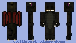 Black Dragon Minecraft Skin