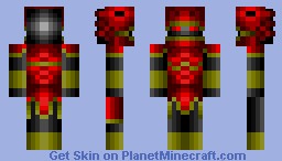 RPG: Red Dragon Guard. Minecraft Skin