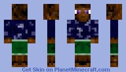 Naked Werewolf Man Minecraft Skin