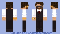 Wealthy Tux Fit Minecraft Skin