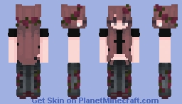Rose Girl Minecraft Skin